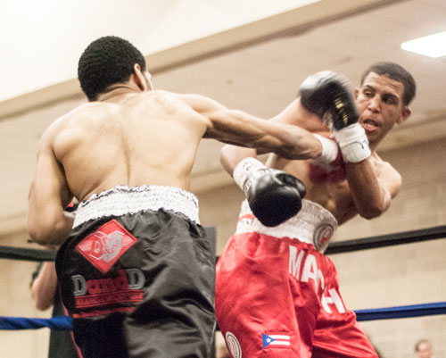 PHILLY BOXING HISTORY - February 07, 2014 - Santiago Shines in Pro Debut